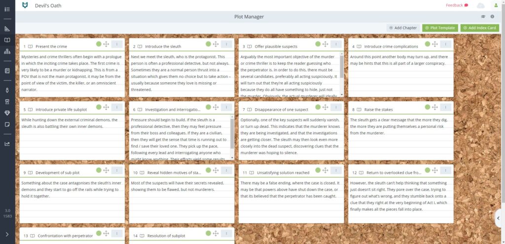 A Mystery Novel Template/Cheatsheet/Outline – Novel Factory